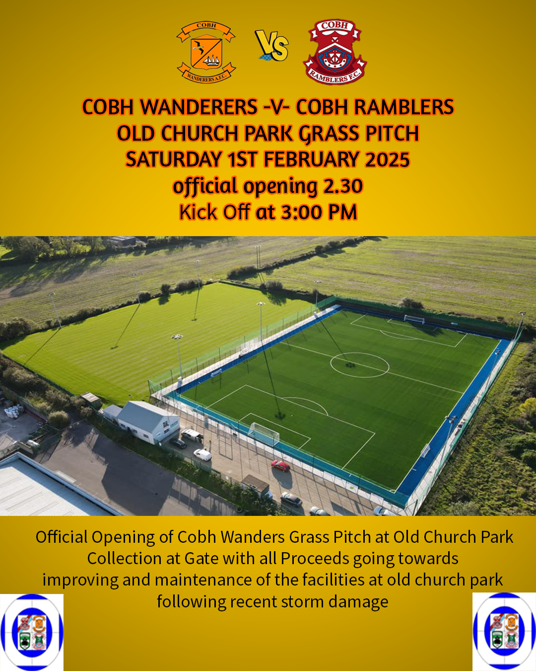 Cobh Ramblers Congratulate Cobh Wanderers on Official Opening of Old ...